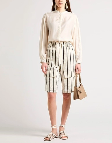 Brunello Cucinelli Striped Workwear Shorts