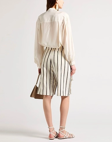 Brunello Cucinelli Striped Workwear Shorts