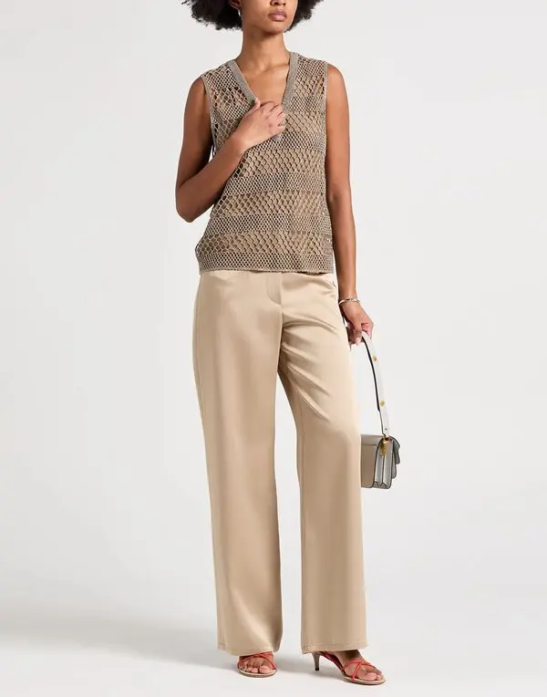 Brunello Cucinelli Solid Color Sleeveless Knit Vest