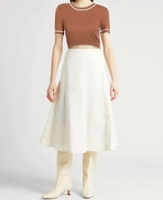 Max Mara Short-sleeved Crewneck Knit Top - Brown