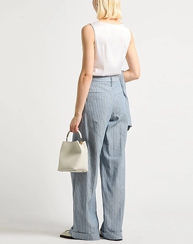 Brunello Cucinelli Striped Wide-leg Pants