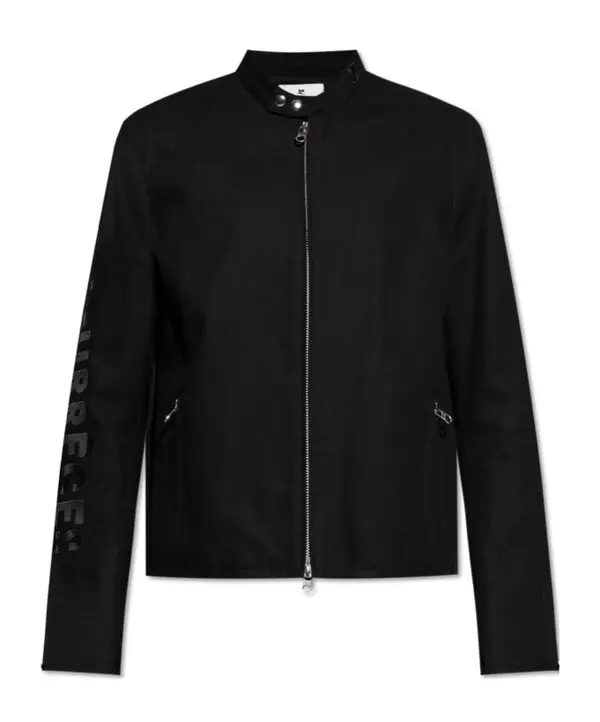 COURREGES Long-sleeved Jacket With High Collar
