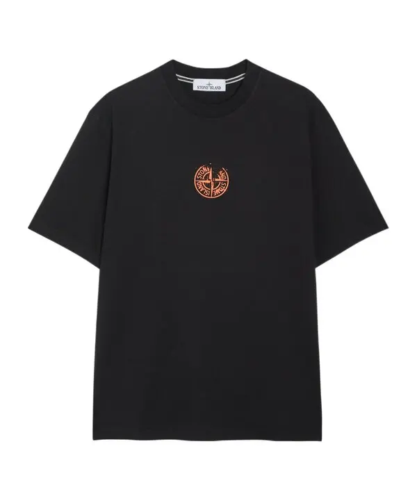 Stone Island Logo-print Cotton T-shirt
