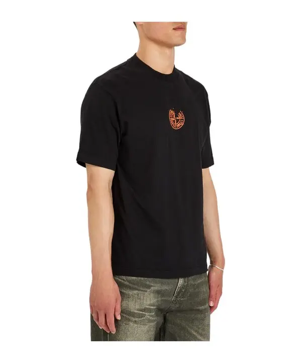 Stone Island Logo-print Cotton T-shirt