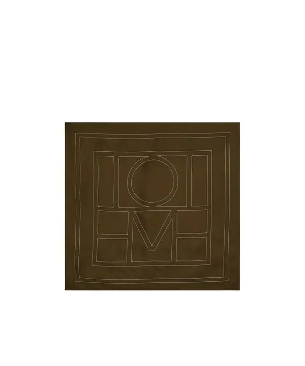 TOTEME Logo-monogrammed Silk Scarf