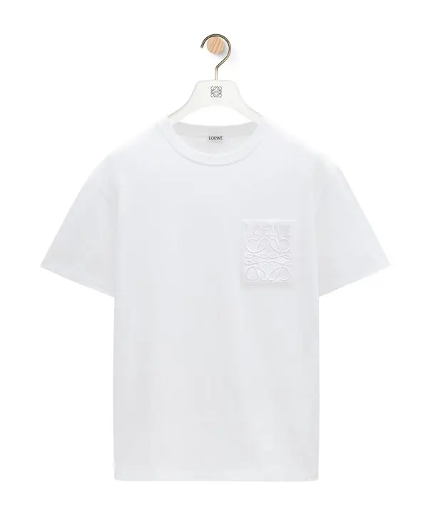 Loewe Logo Embroidered Crewneck T-shirt