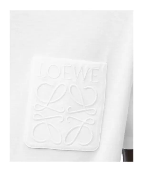Loewe Logo Embroidered Crewneck T-shirt