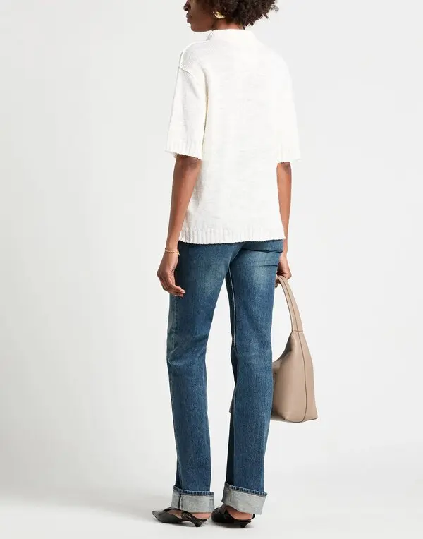 MAISON MARGIELA Plain Thin Knit Short-sleeve Top