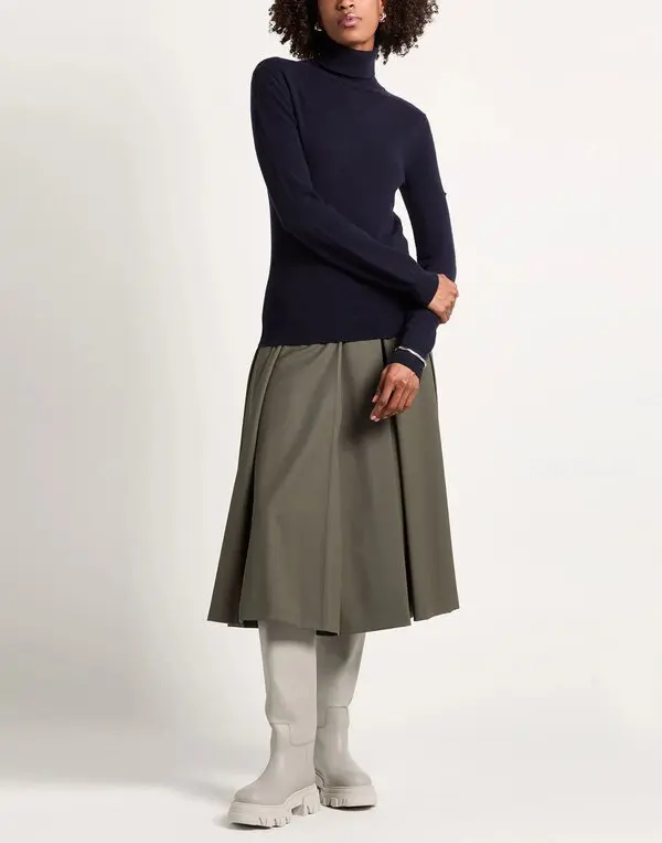 Balenciaga Solid Color High-neck Knit Sweater