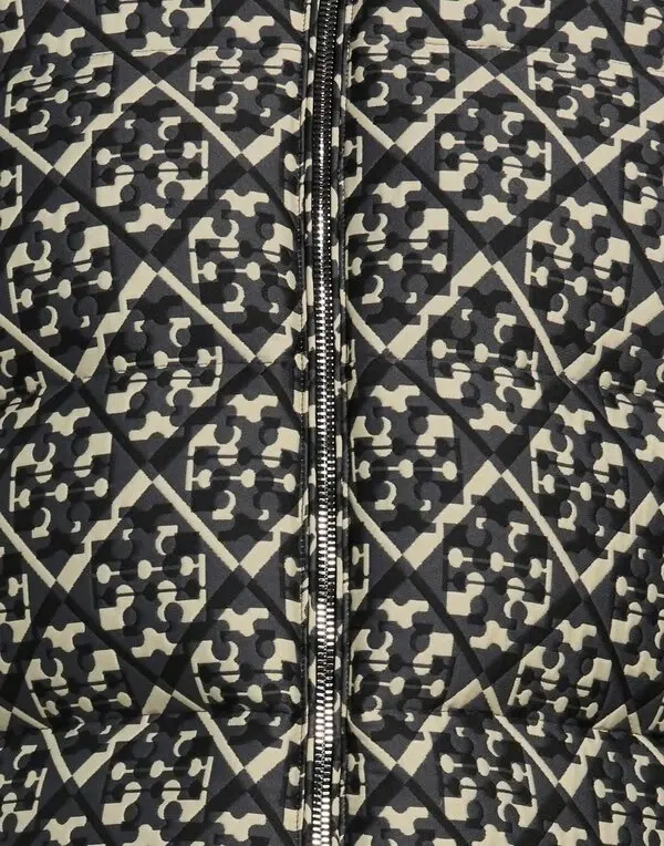 Tory Burch Down Jacket With Logo Print