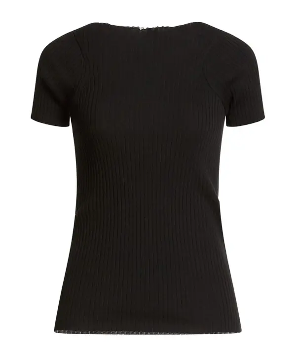 Sportmax Ribbed Knit T-shirt