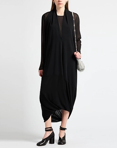 MAISON MARGIELA Solid-colored Long-sleeved Dress