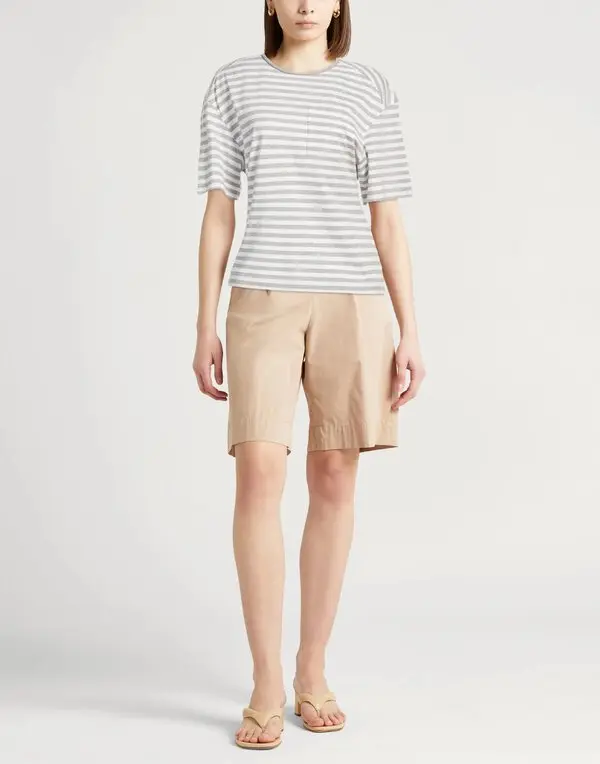 Brunello Cucinelli Striped Jersey T-shirt With Chest Pocket