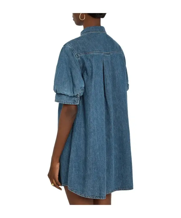 FRAME The Play Denim Mini Dress