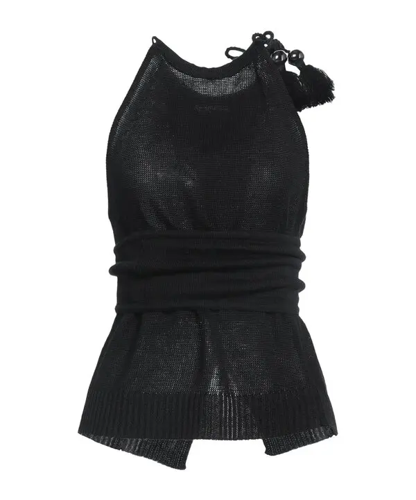 Max Mara Sleeveless Crew Neck Knit Top