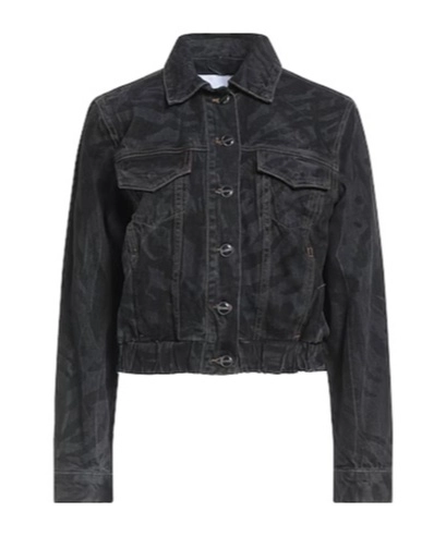GANNI Logo Denim Jacket