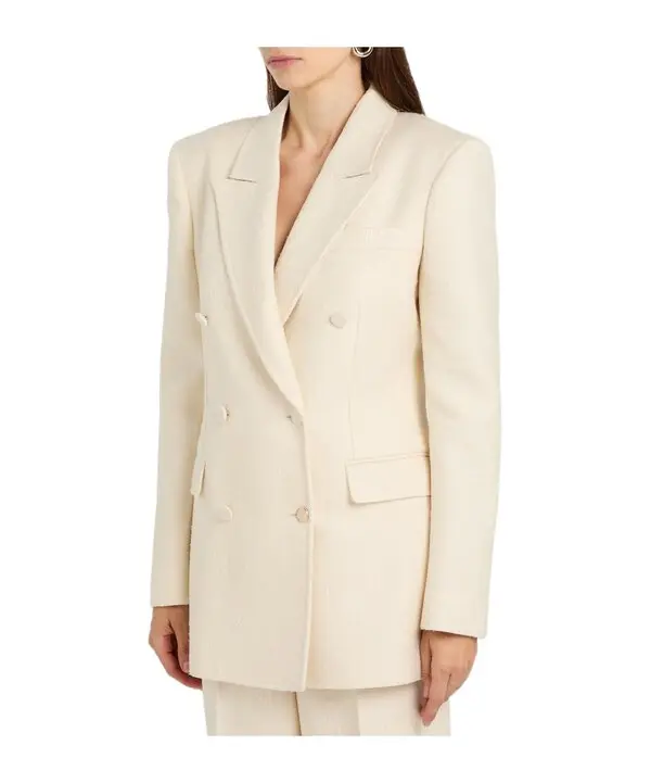 Gabriela Hearst Double-breasted Silk And Wool-blend Blazer