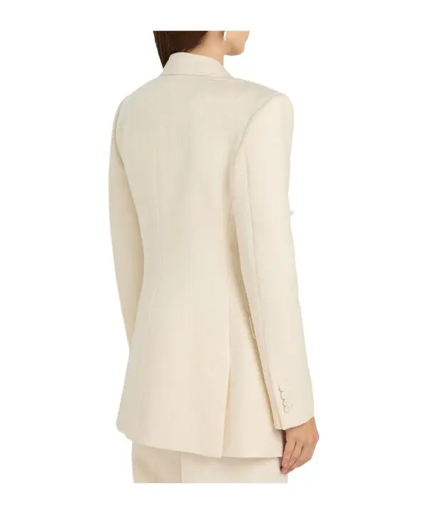 Gabriela Hearst Double-breasted Silk And Wool-blend Blazer