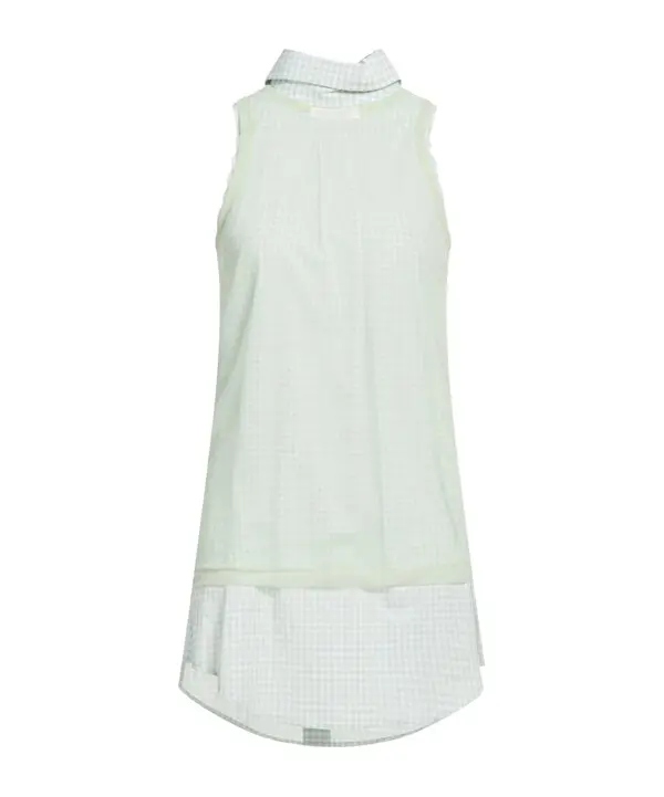 MAISON MARGIELA Sleeveless Checked Blouse - White