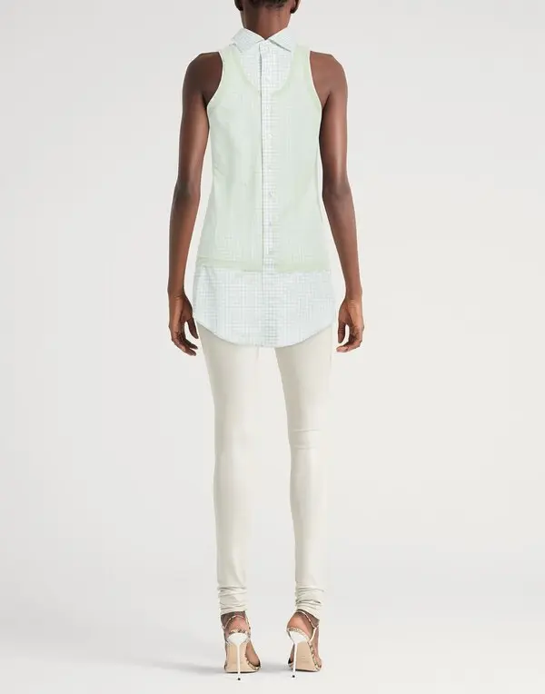 MAISON MARGIELA Sleeveless Checked Blouse