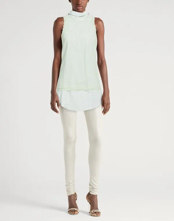 MAISON MARGIELA Sleeveless Checked Blouse