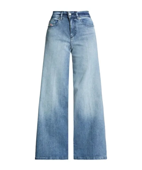 DIESEL® Medium Wide-leg Jeans - Blue