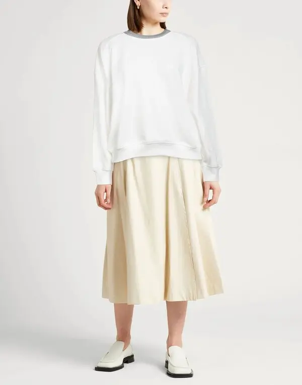 Brunello Cucinelli Solid Color Crew Neck Sweatshirt