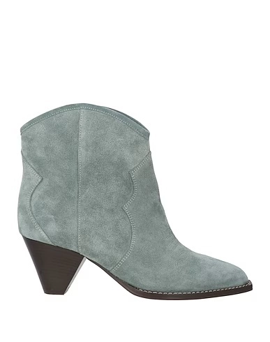 Isabel Marant Étoile Suede Cowboy Ankle Boots - Gray