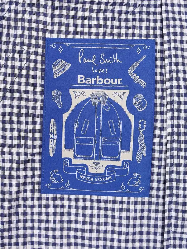Barbour X Paul Smith Transport Casual Jacket With Plaid Pattern