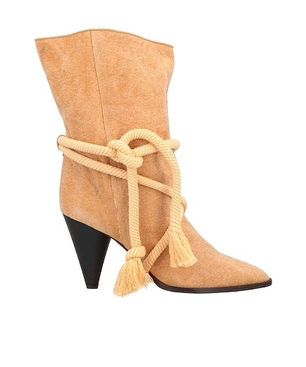 Isabel Marant Étoile Canvas Pointed Toe Ankle Boots