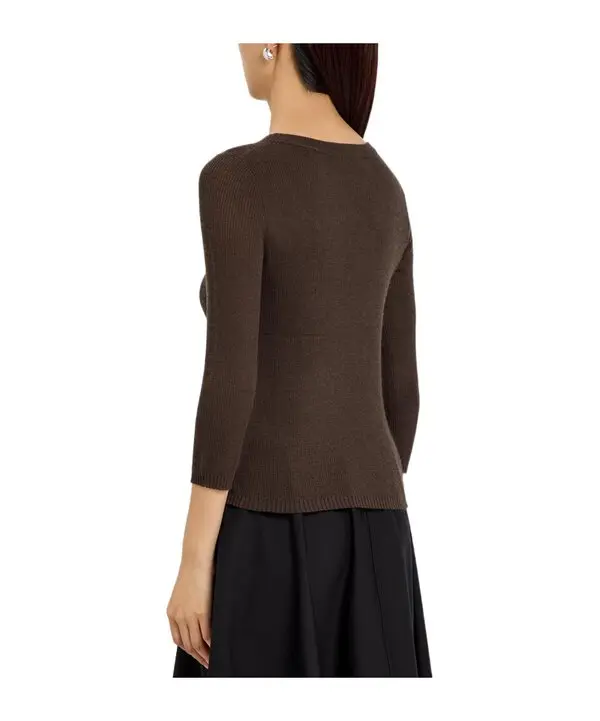 Vince Striped Long-sleeve Top