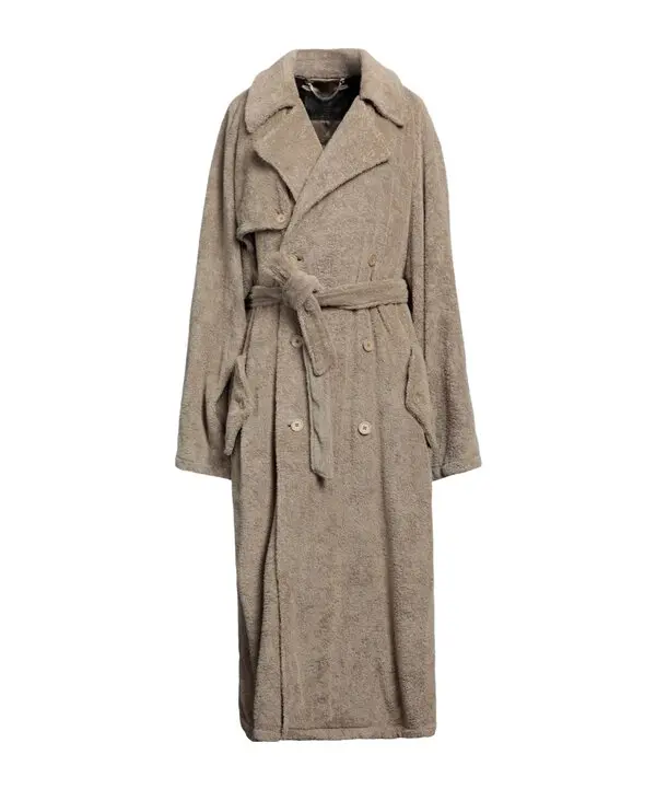 Balenciaga Solid Color Long Trench Coat