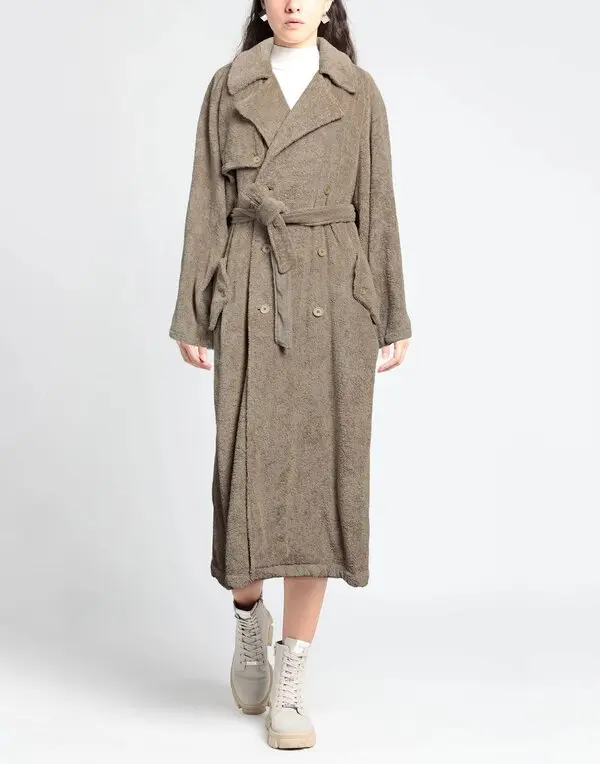 Balenciaga Solid Color Long Trench Coat