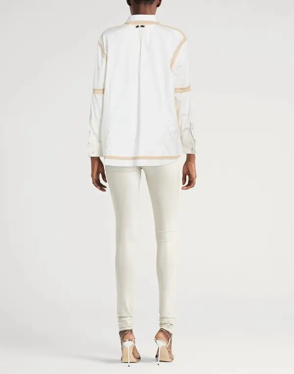 MAISON MARGIELA Solid Color Long Sleeve Shirt