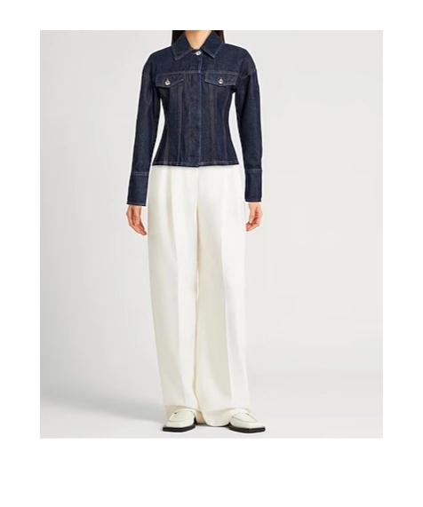 Sportmax Logo Denim Jacket
