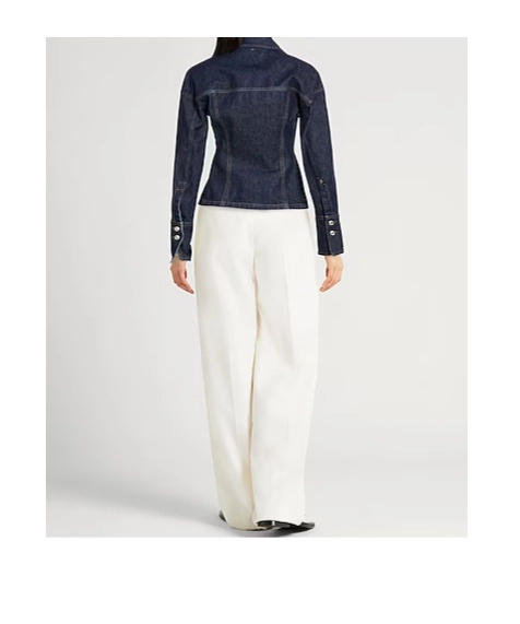 Sportmax Logo Denim Jacket