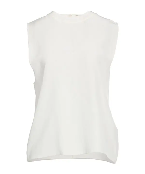 Saint Laurent Solid Color Sleeveless Top