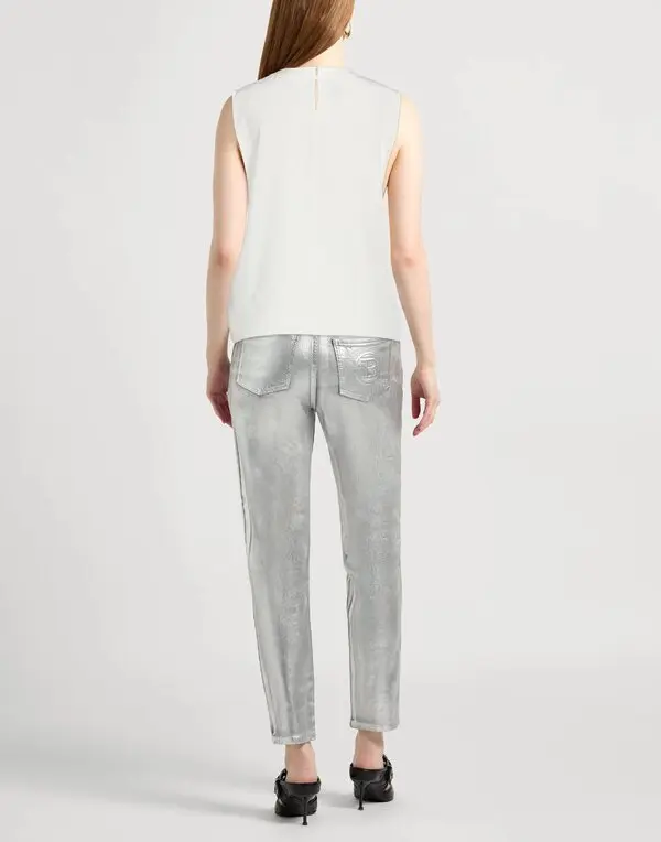 Saint Laurent Solid Color Sleeveless Top