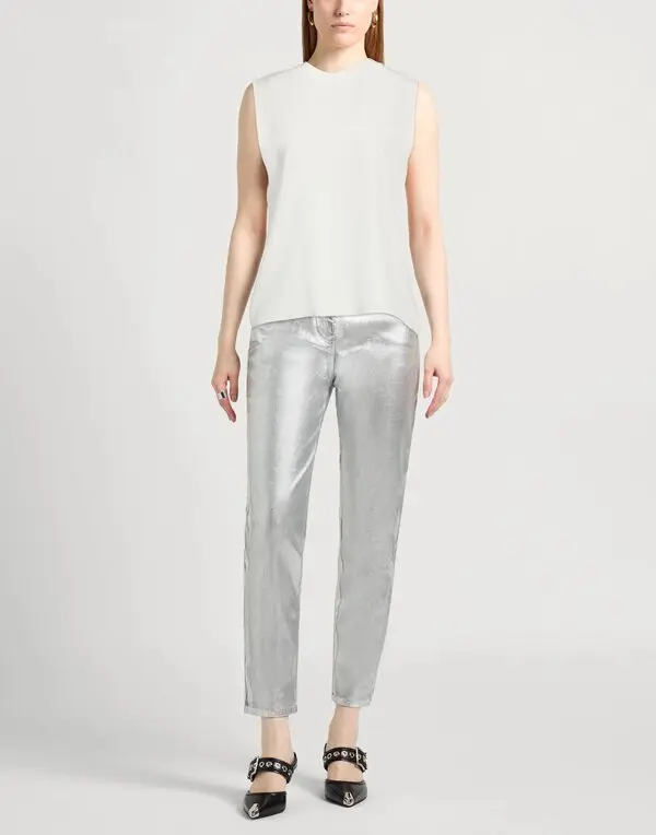 Saint Laurent Solid Color Sleeveless Top