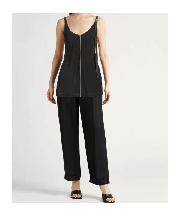 Sportmax Sleeveless Deep V-neck Vest