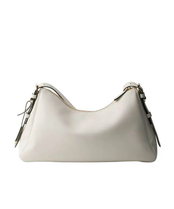 Prada Triangle-logo Zipped Large Shoulder Bag