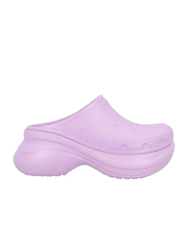 Balenciaga Rubber Mules - Purple