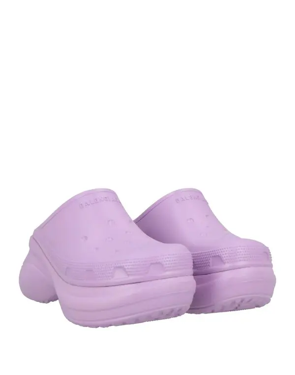 Balenciaga Rubber Mules - Purple