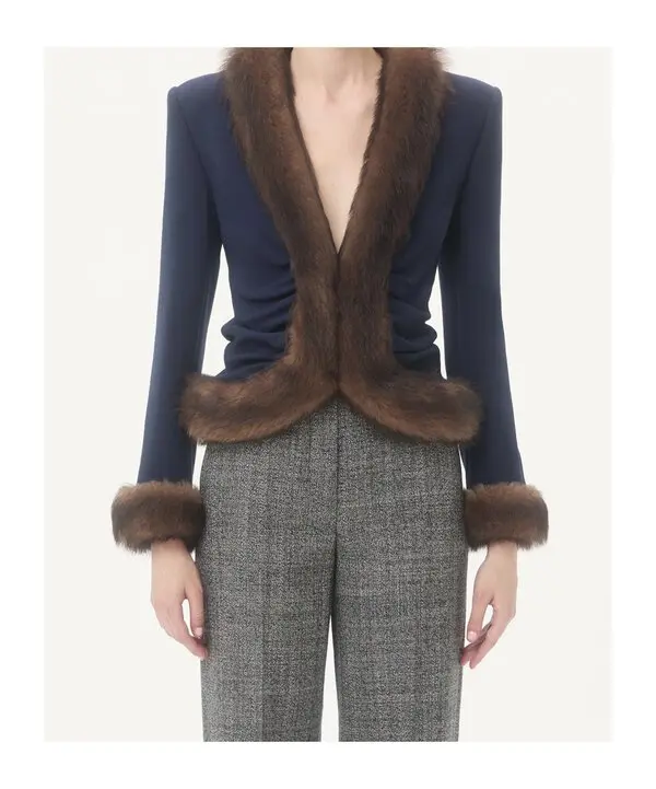 Valentino Garavani Wool Crepe Jacket