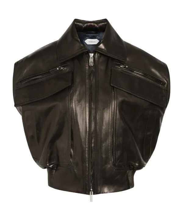 Versace Leather Vest