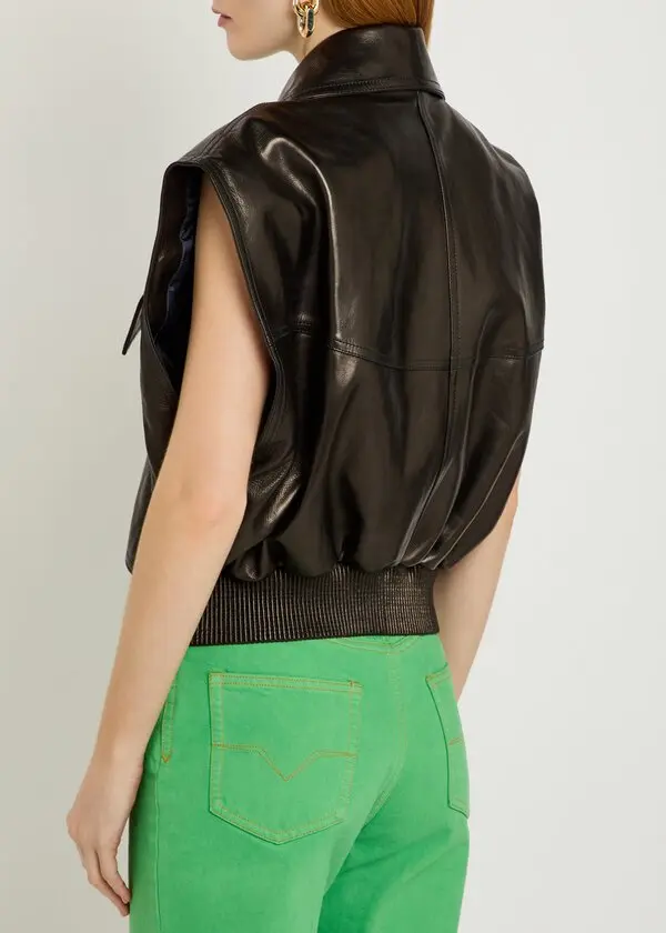 Versace Leather Vest