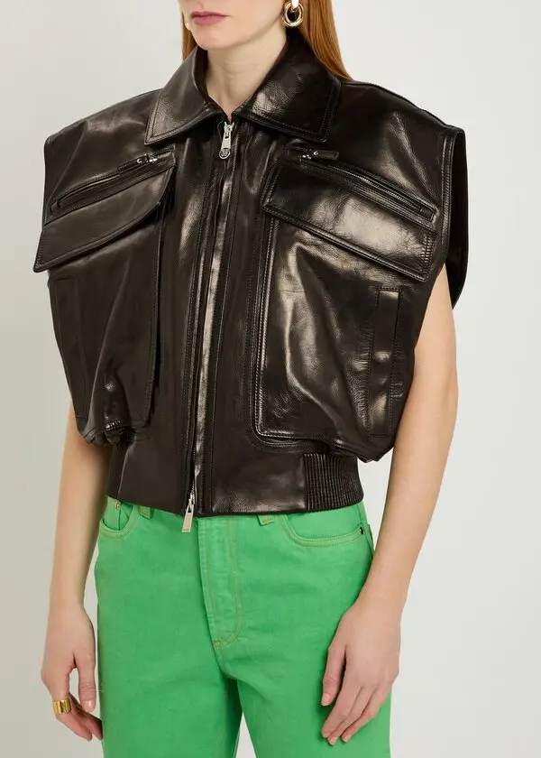 Versace Leather Vest