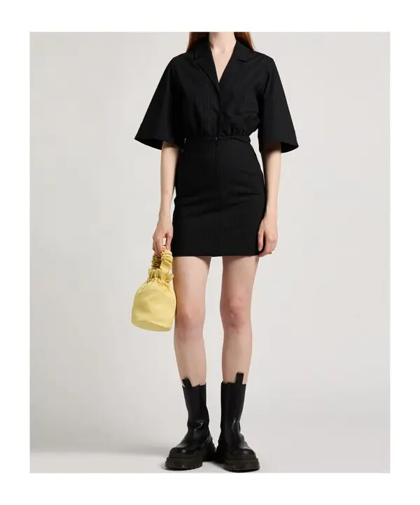 GANNI Pin Stripe Mini Dress