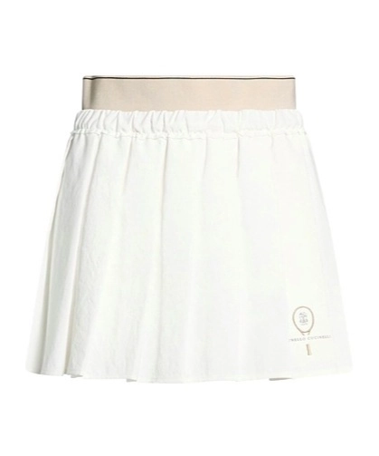Brunello Cucinelli Solid-colored Pleated Skirt