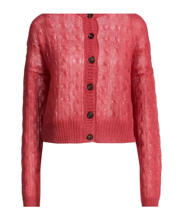 Brunello Cucinelli Solid Color Lightweight Knit Cardigan